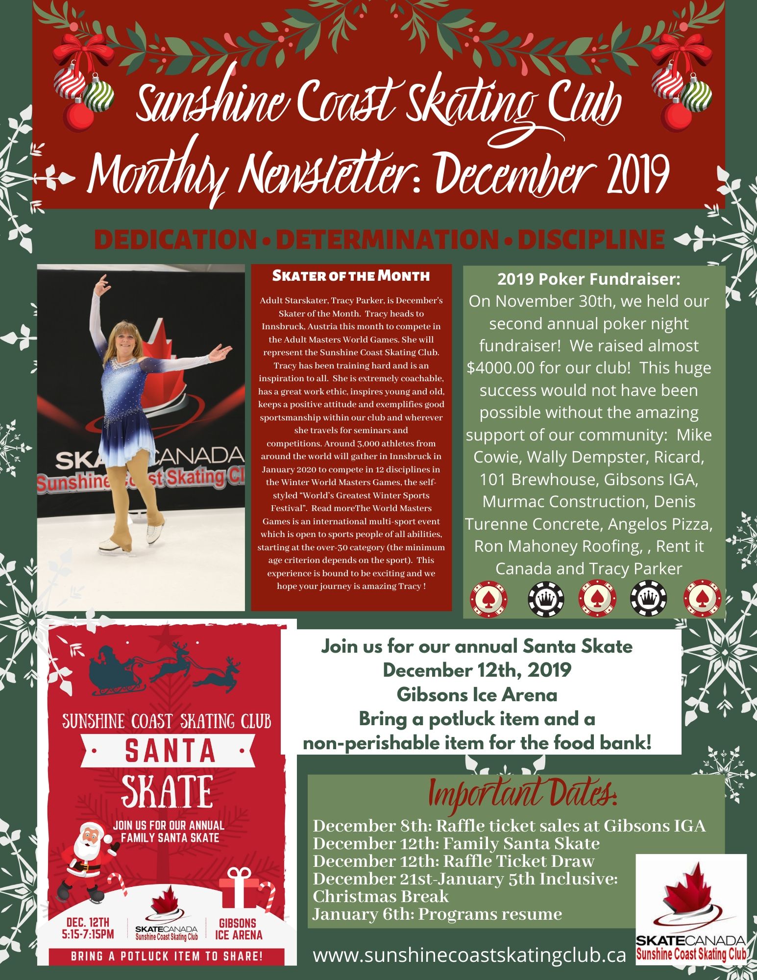 Monthly Newsletters :: Sunshine Coast Skating Club [pwrd by Uplifter]